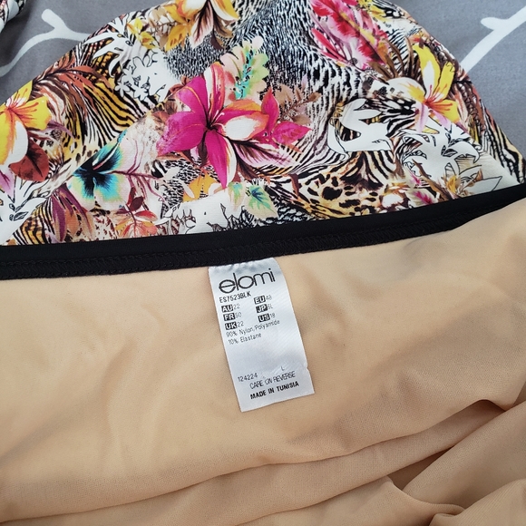 Elomi | Swim | Beautiful Elomi Tropical Floral Print Swim Set | Poshmark
